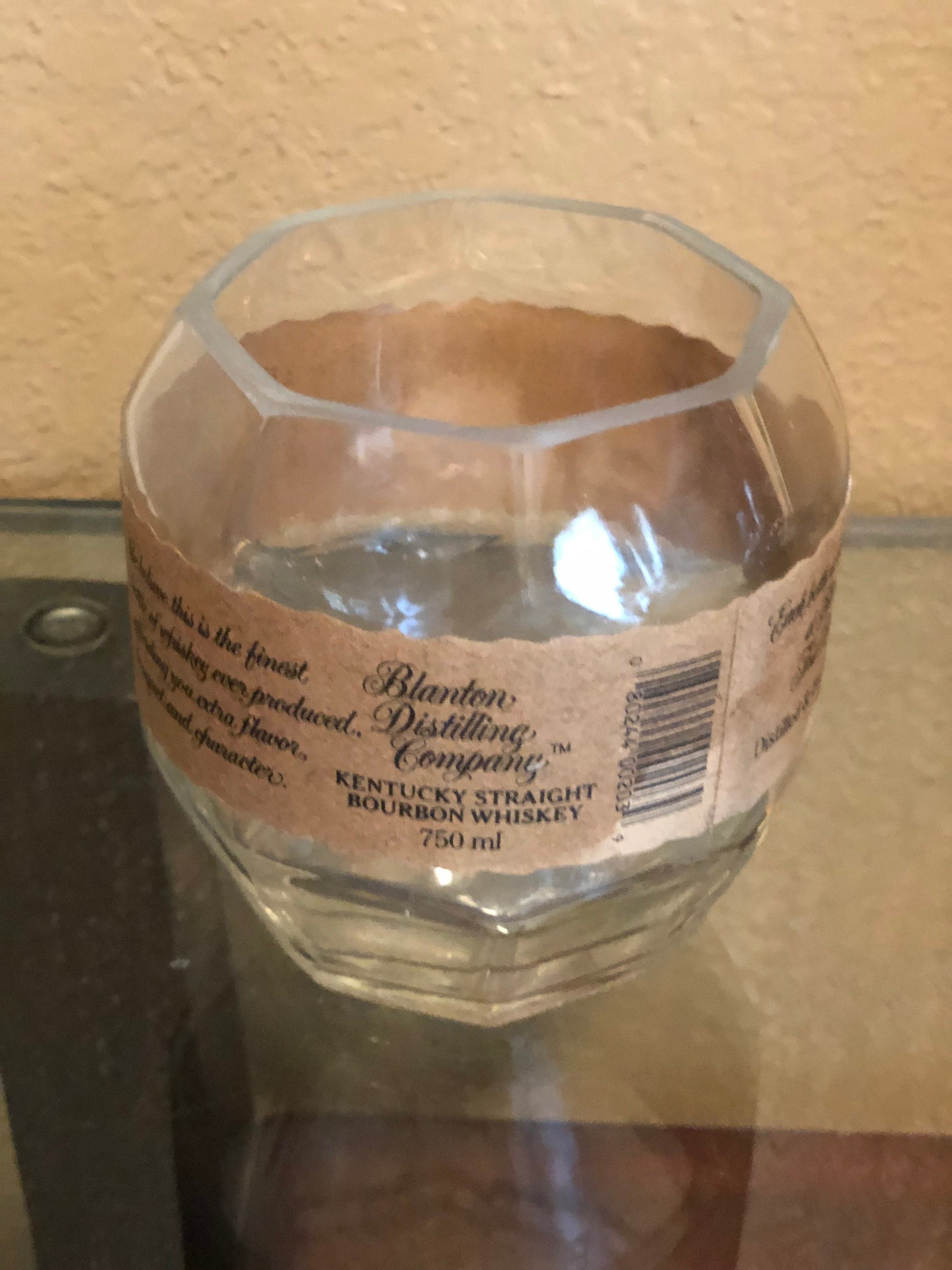 Blantons Kentucky Straight Bourbon Candy Dish Vase or Candle - Etsy