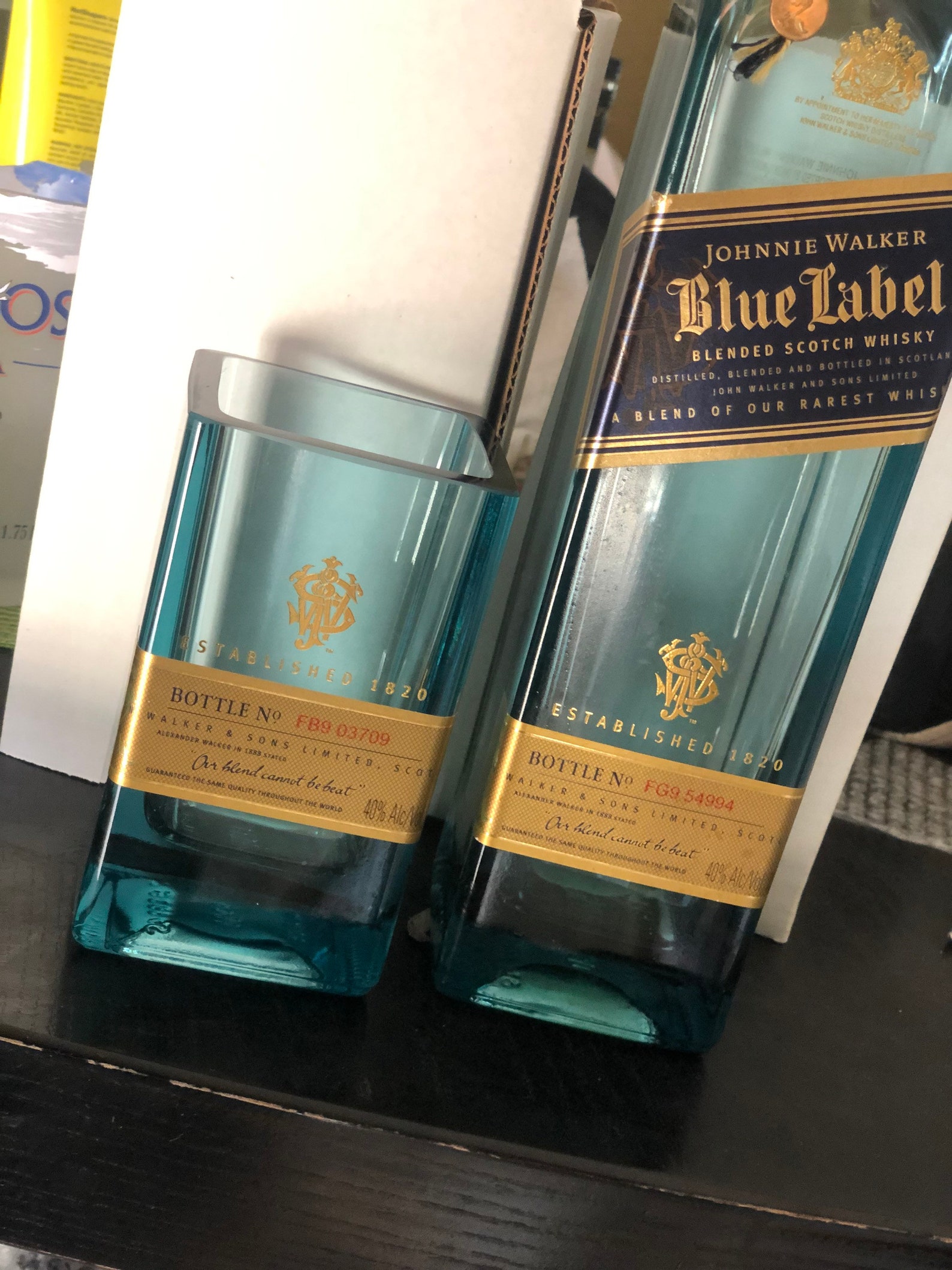 Johnnie Walker Blue Drinking Rocks Glass - Etsy