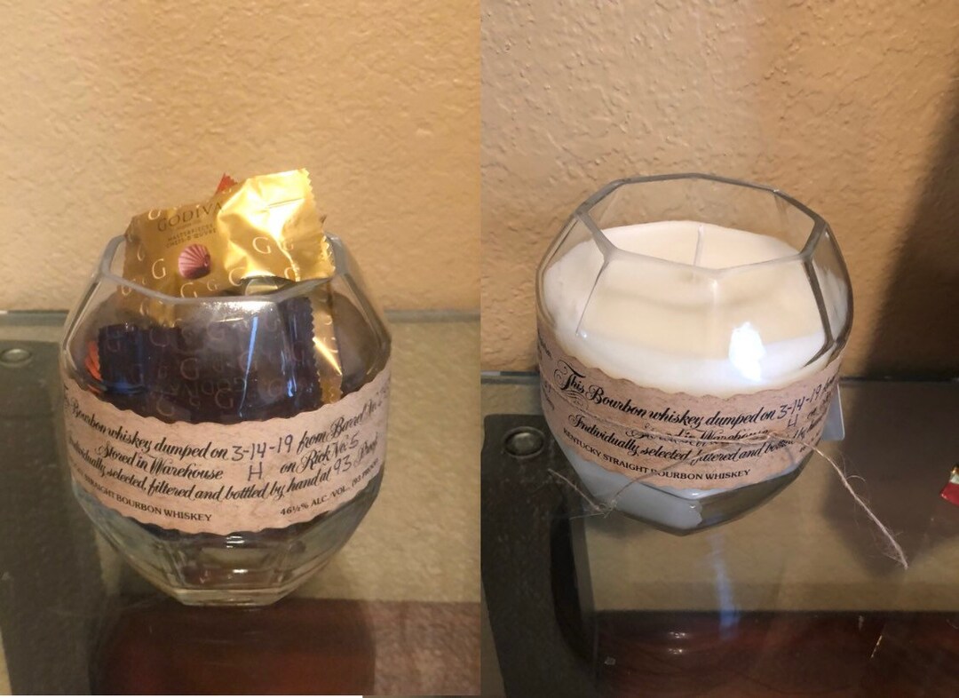 Blantons Kentucky Straight Bourbon Candy Dish Vase or Candle - Etsy