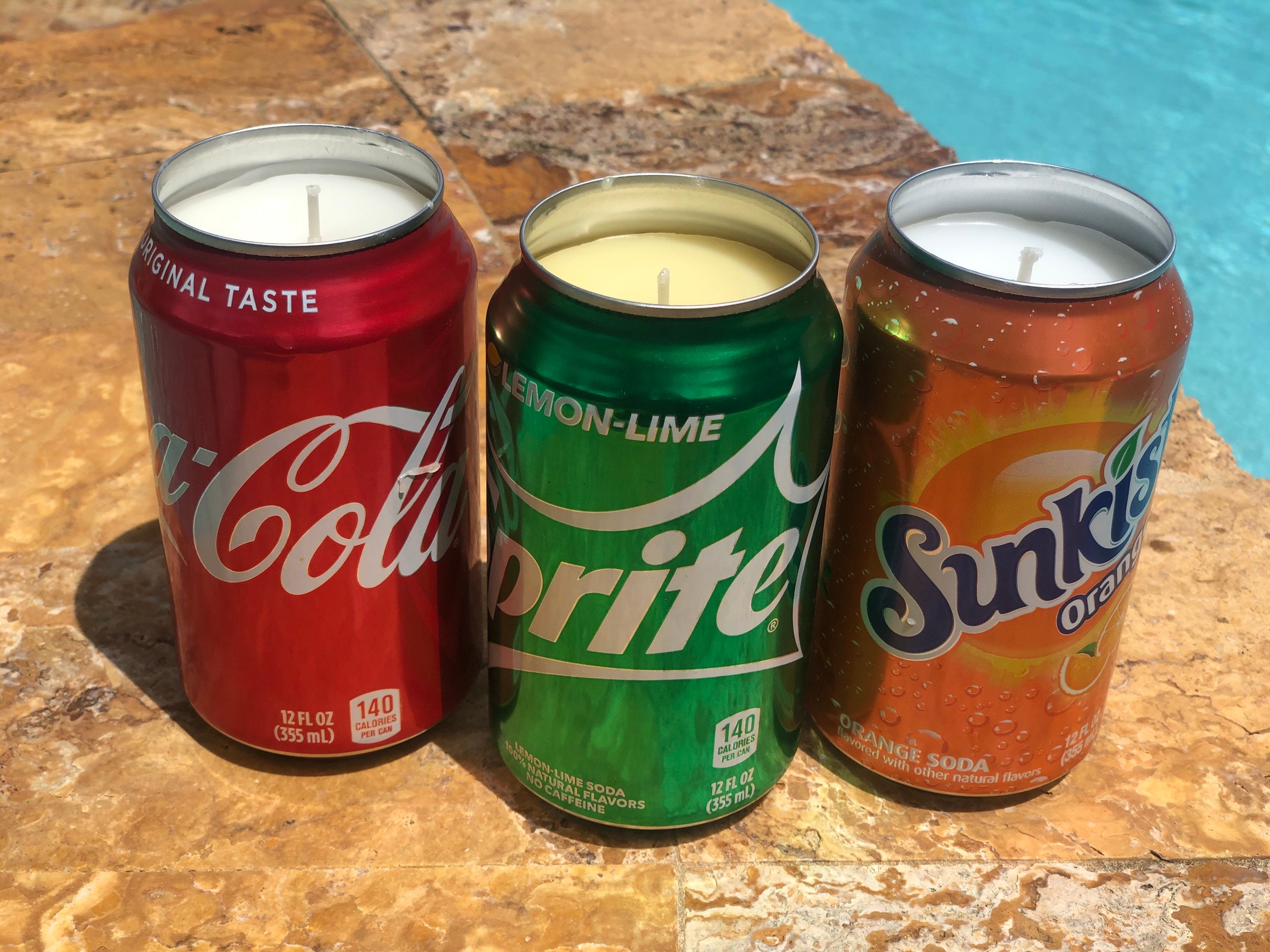 Coke Sprite or Sunkist Candle | Etsy