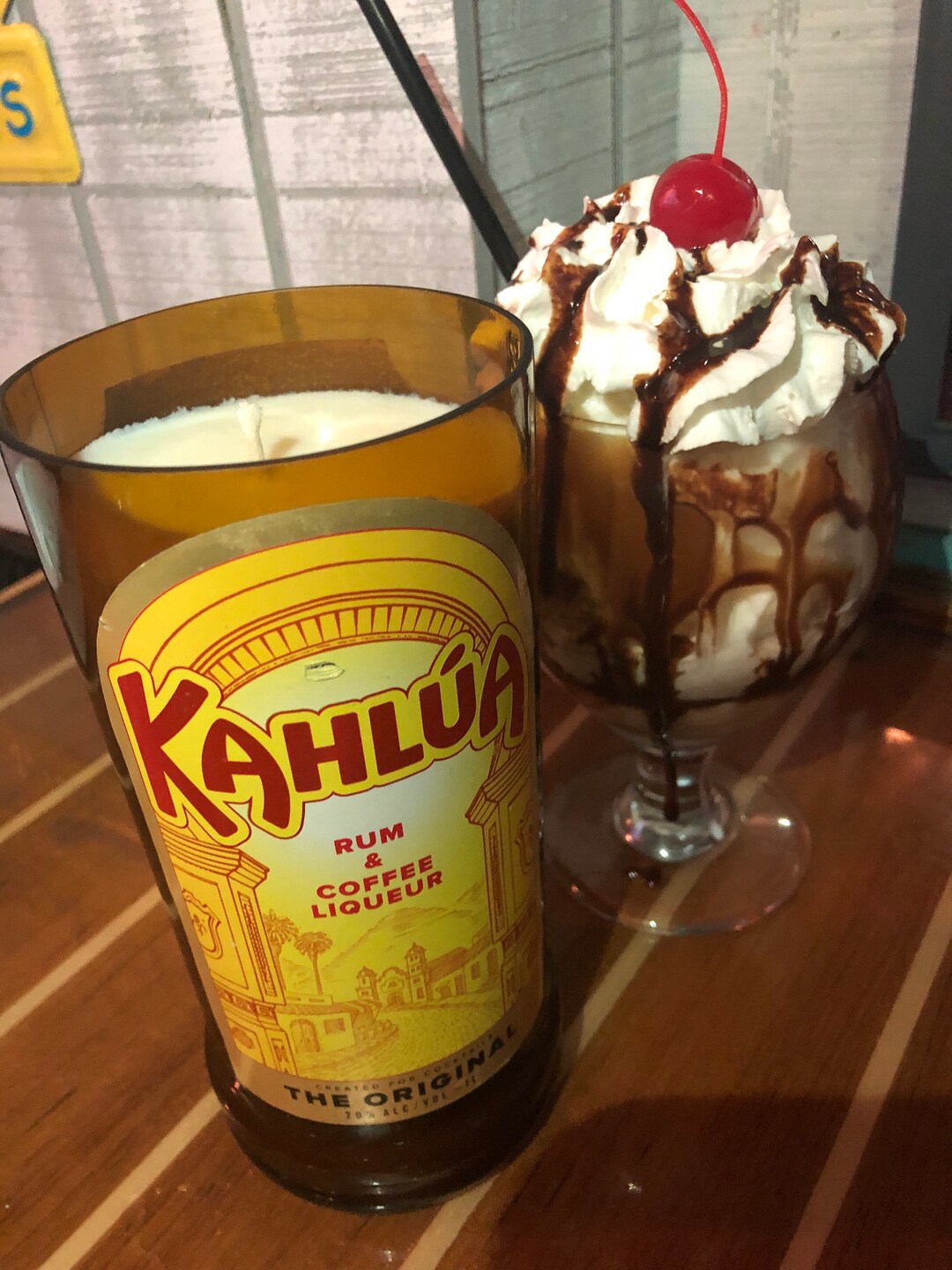 Kahlua Coffee Liquor Bottle Handmade Candle - Etsy