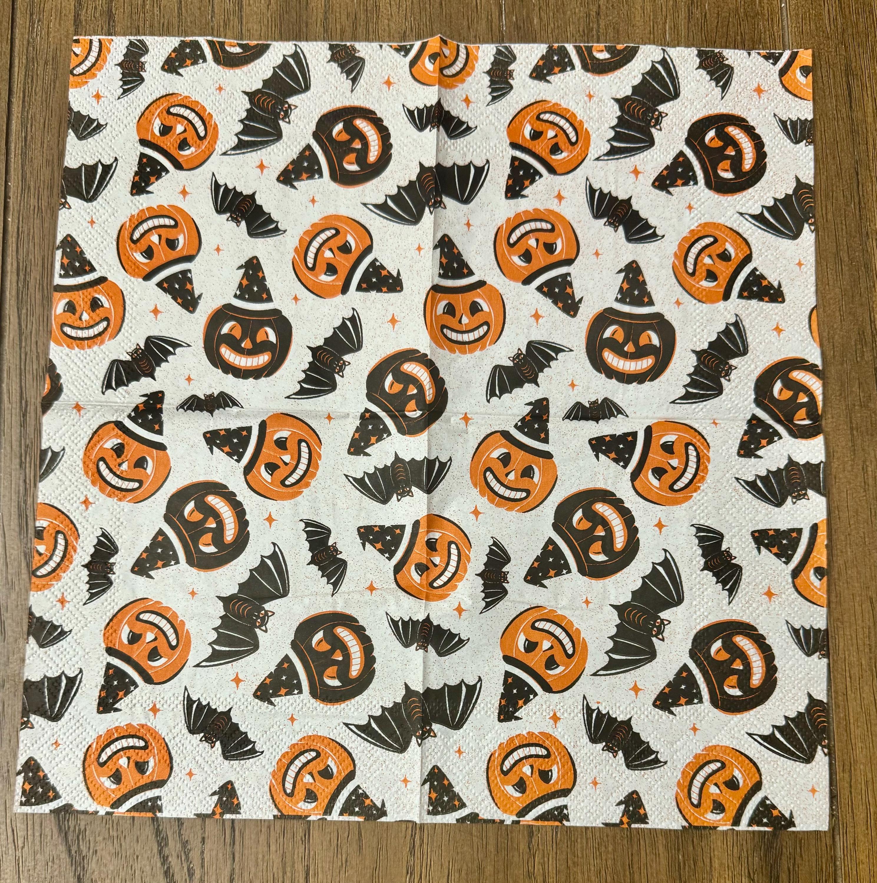 Spooky Halloween Friends Napkin Bundle Pack of 10 - Etsy