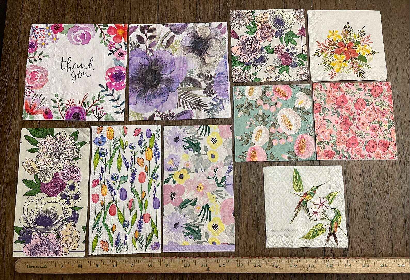 Blooming Spring Bundle Pack of 10 Napkins for Decoupage Flowers, Floral ...