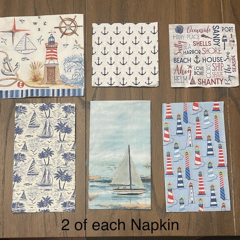 Decoupage Nautical - Etsy