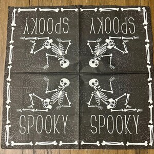 Spooky Halloween Friends Napkin Bundle Pack of 10 - Etsy