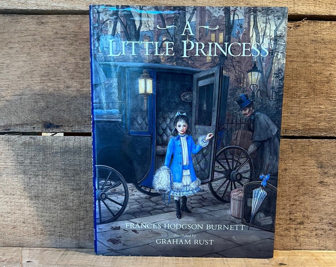 A Little Princess Illustrated by Graham Rust: With Dust Jacket 1989 First US Edition - Etsy