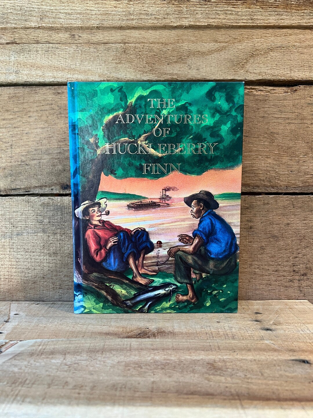 The Adventures of Huckleberry Finn: 1980 Illustrated Junior Library - Etsy