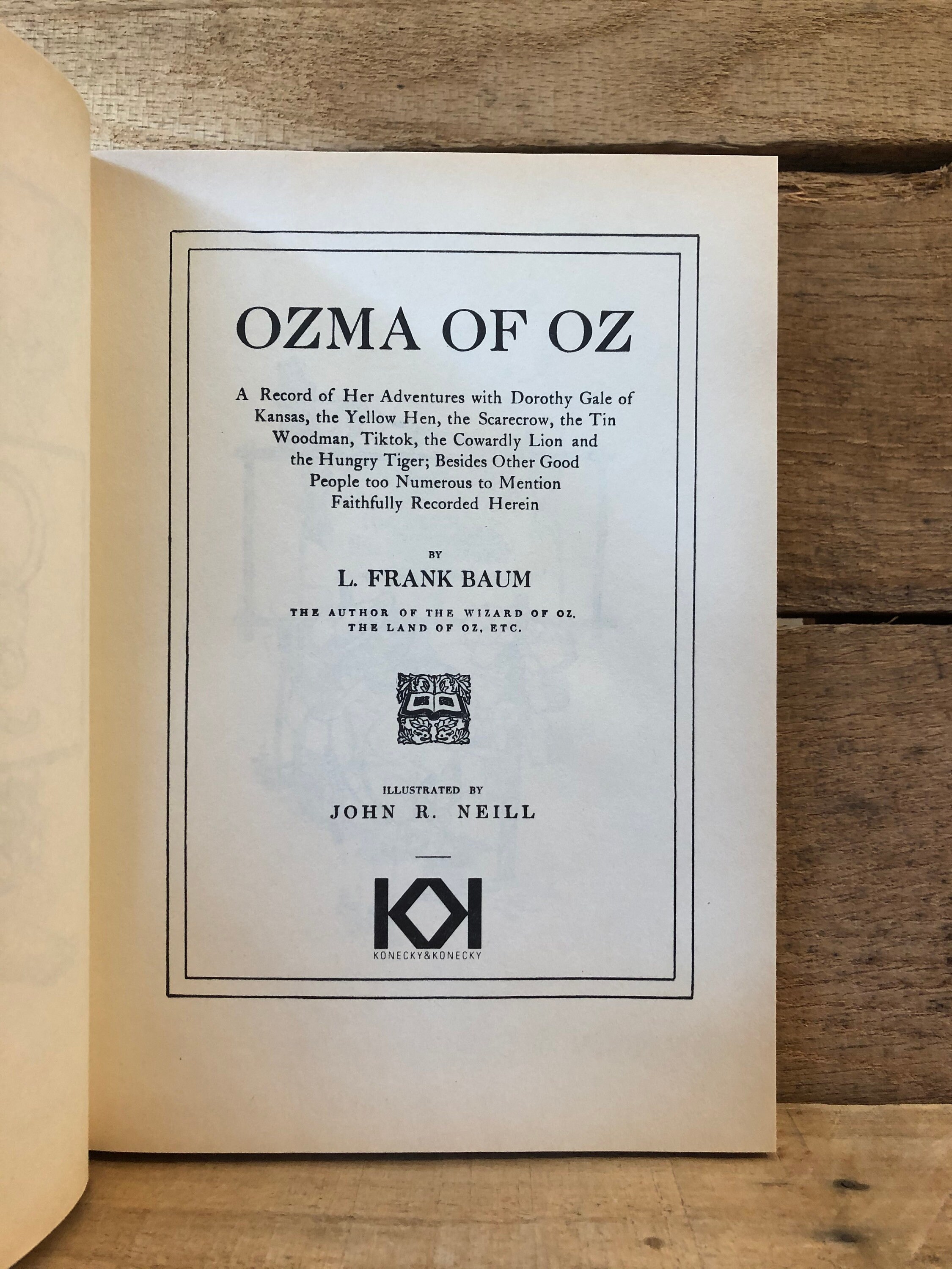 Ozma by L. Frank Baum Illustrated by John R. Neill - Etsy
