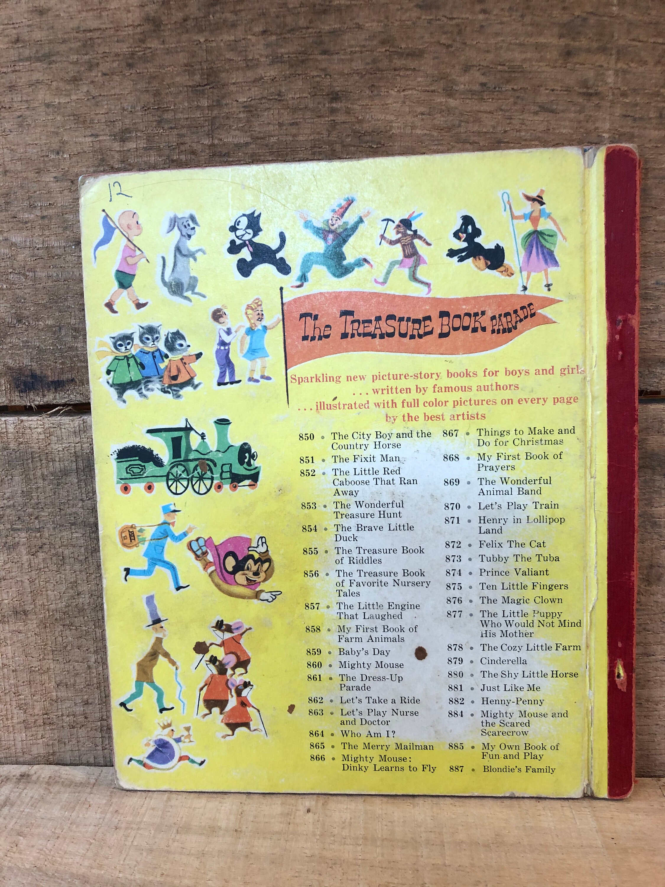 Mighty Mouse and the Scared Scarecrow: Treasure Books 1954 | Etsy