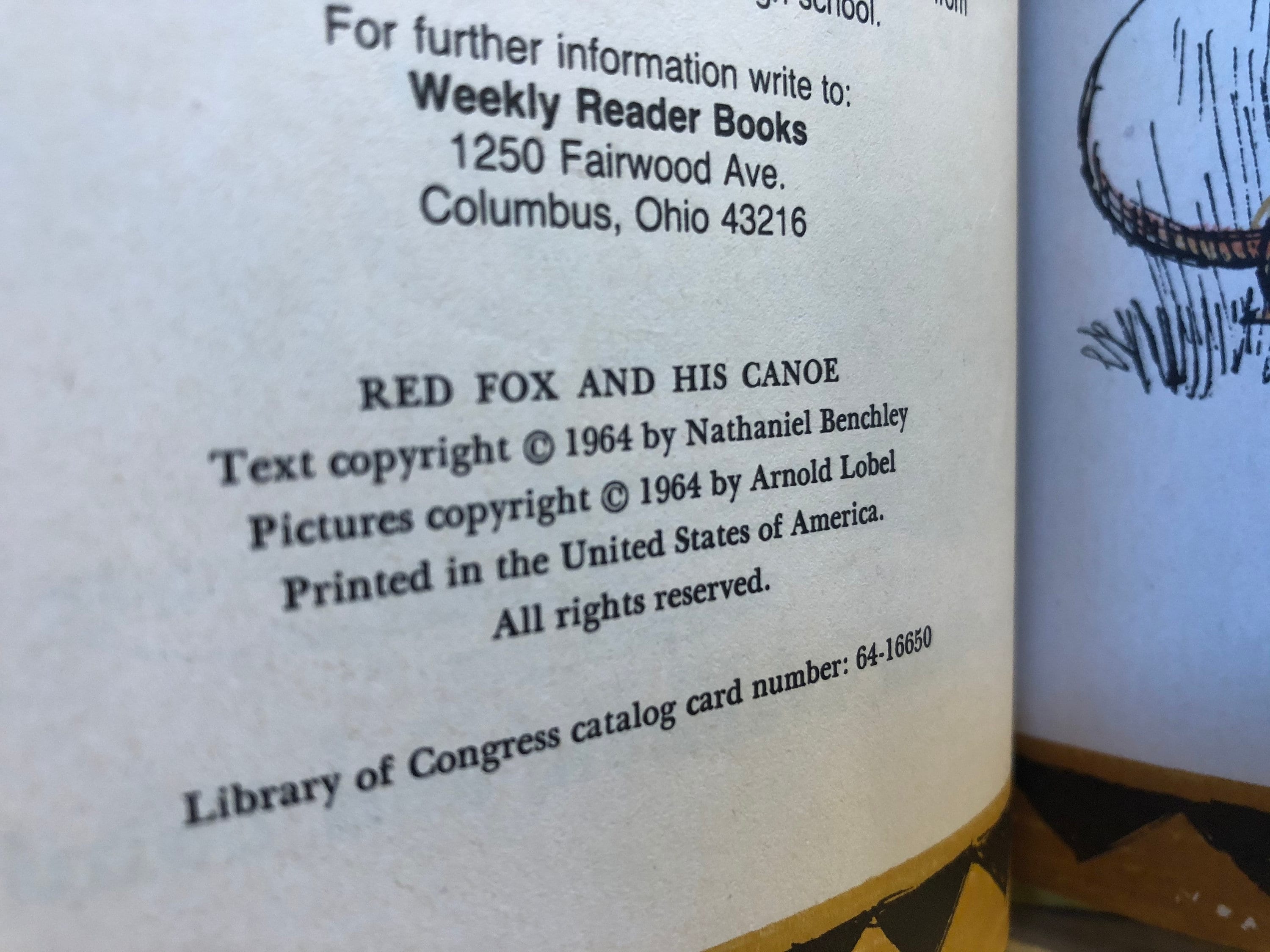 Red Fox and His Canoe Illustrated by Arnold Lobel: an I Can | Etsy
