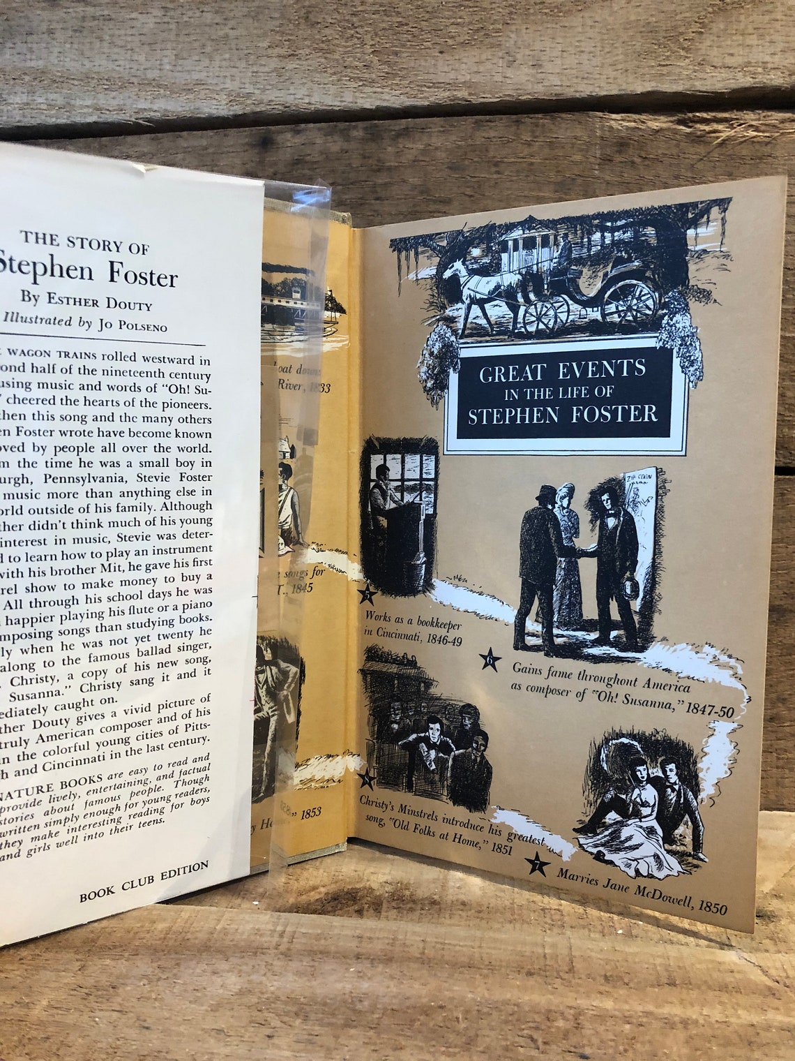 The Story of Stephen Foster Signature Books With Dust Jacket 1954 - Etsy
