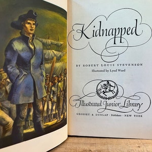 Kidnapped by Robert Louis Stevenson Illustrated Junior Library: 1948 - Etsy