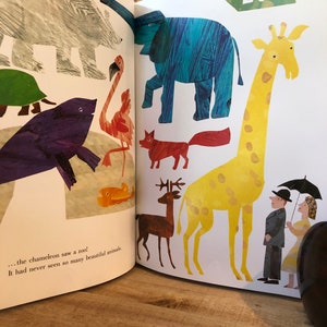The Mixed-up Chameleon by Eric Carle: With Dust Jacket - Etsy