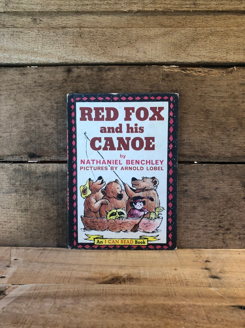 Red Fox and His Canoe Illustrated by Arnold Lobel: an I Can - Etsy