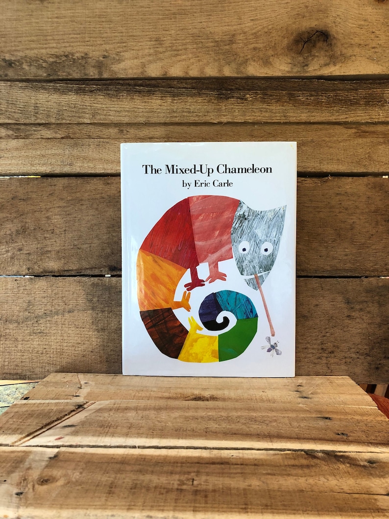The Mixed-up Chameleon by Eric Carle: With Dust Jacket - Etsy