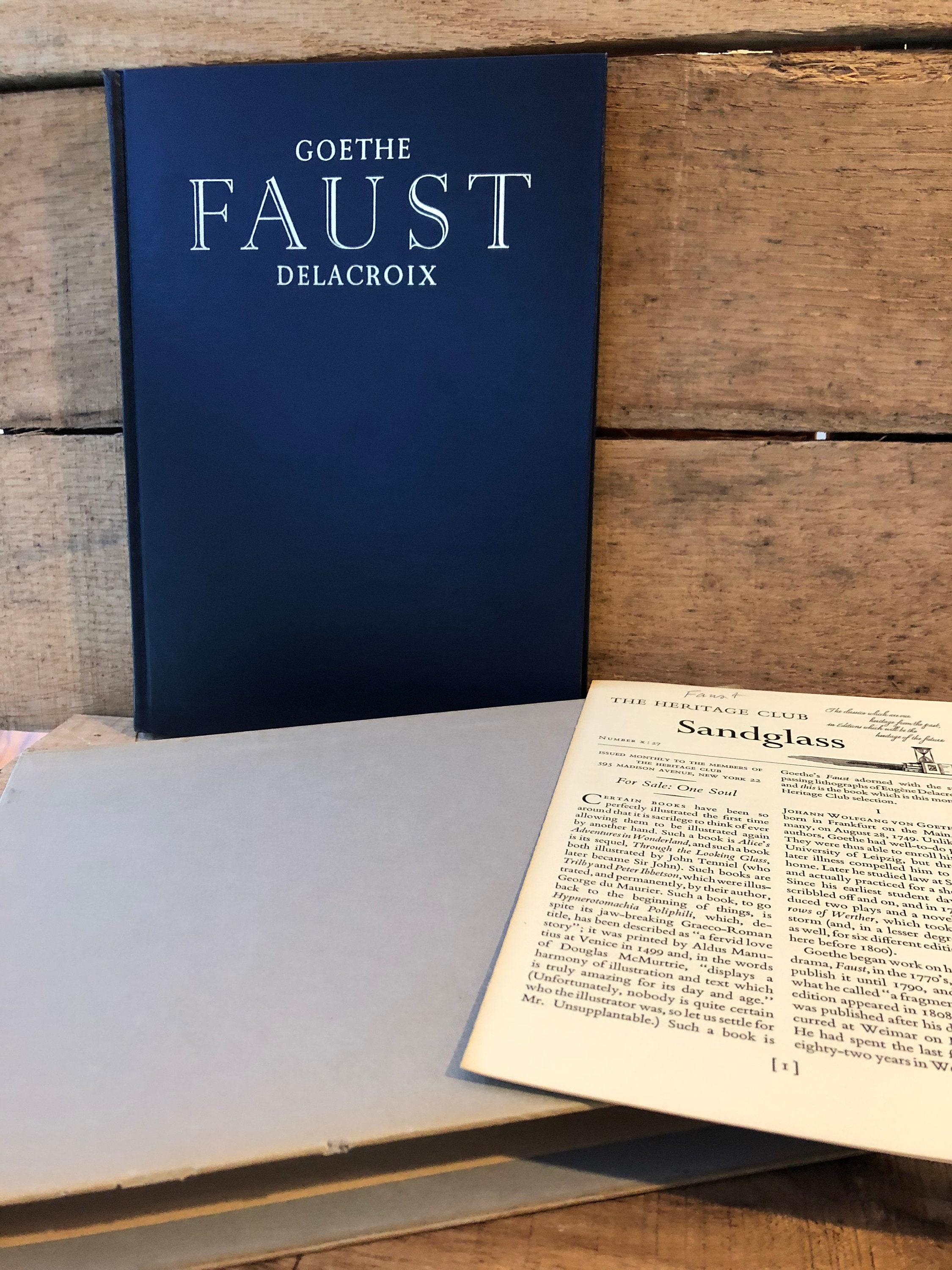 Faust by Johann Wolfgang von Goethe: The Heritage Press with | Etsy