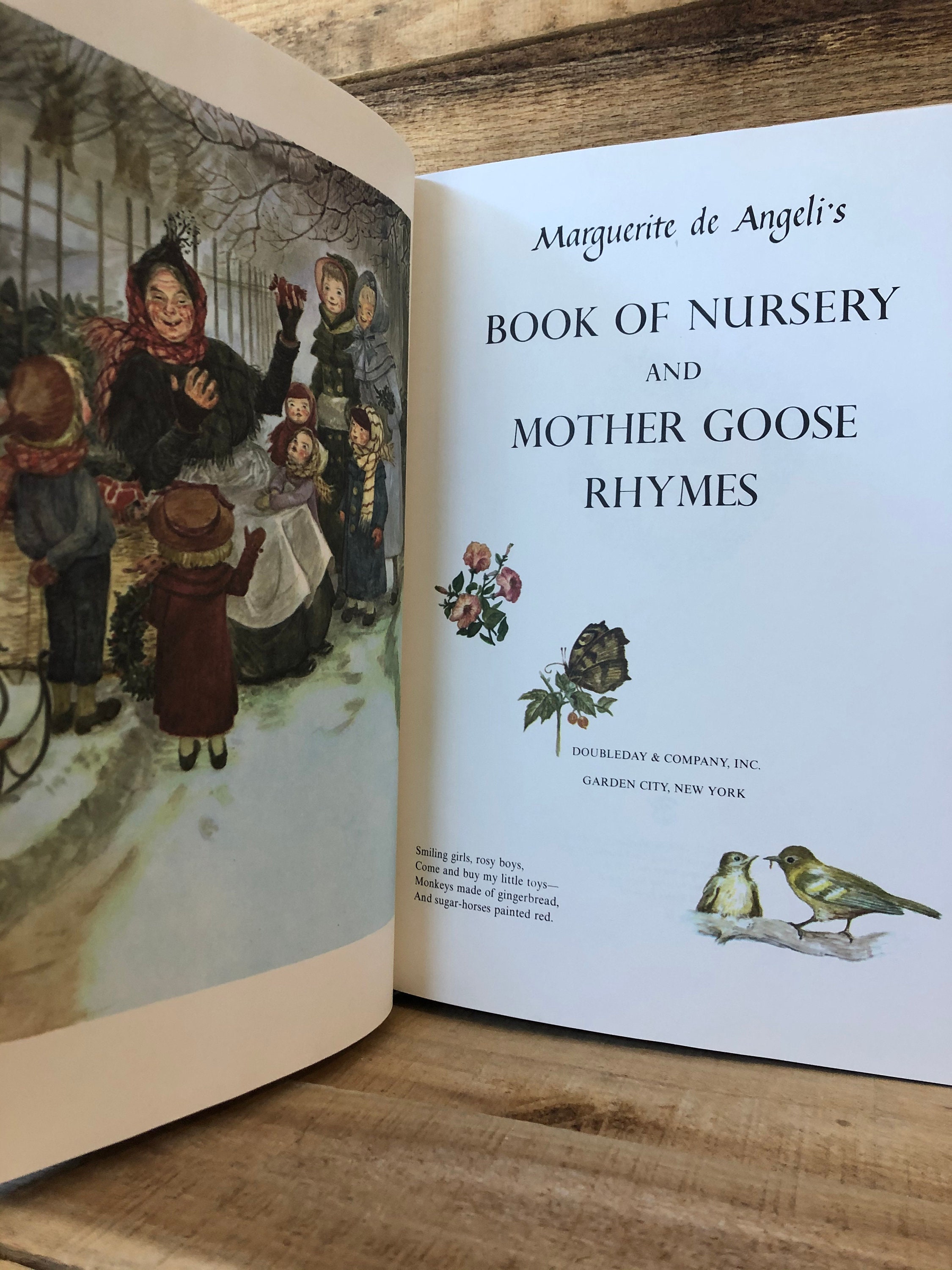 Book of Nursery and Mother Goose Rhymes by Marguerite Angeli: - Etsy