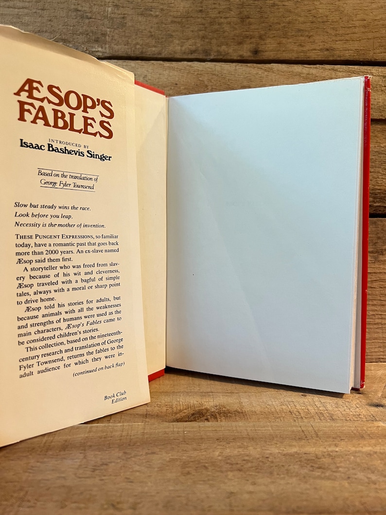 Aesop's Fables Illustrated by Murray Tinkelman : With - Etsy