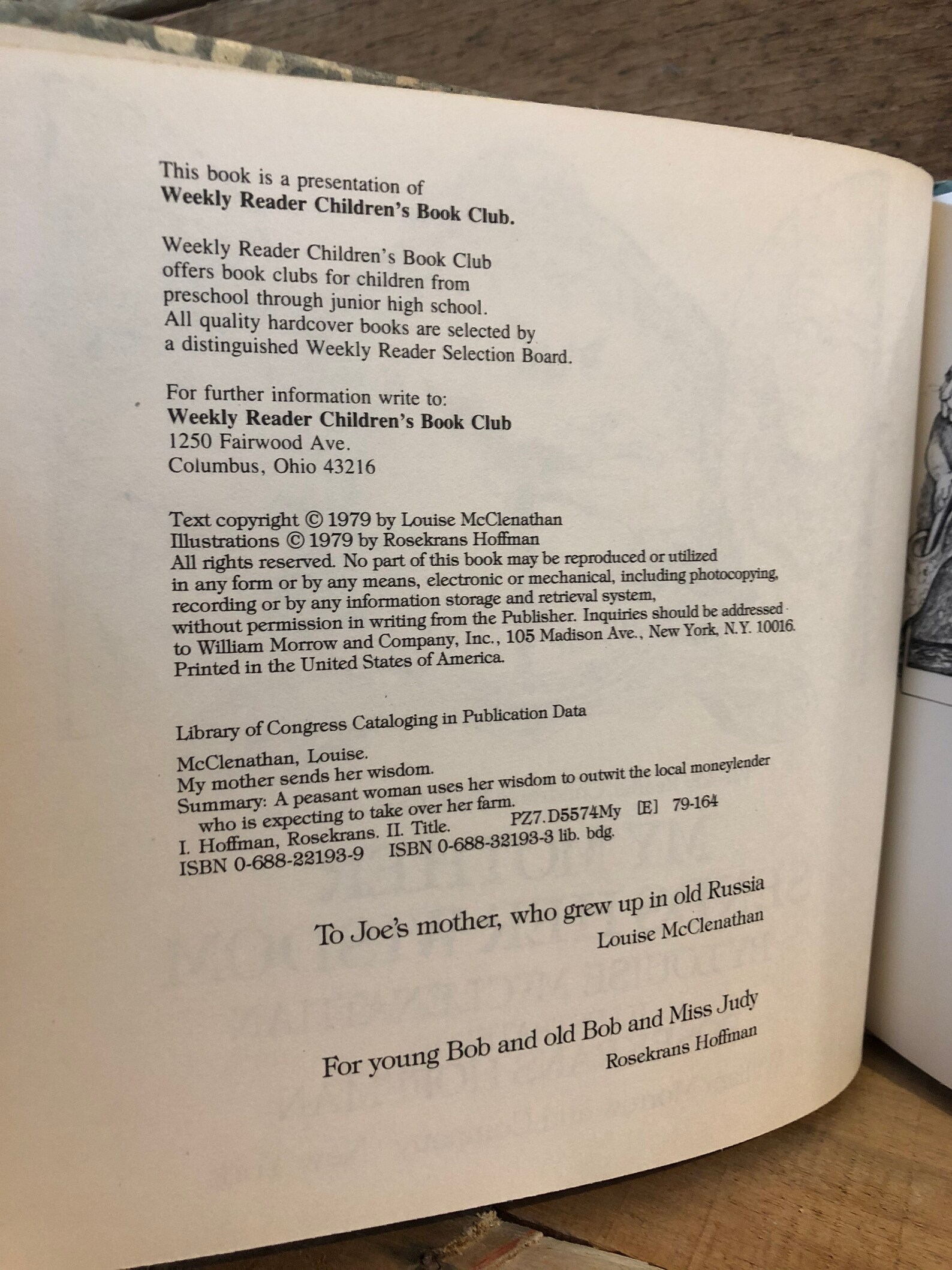 My Mother Sends Her Wisdom: Weekly Reader 1979 - Etsy