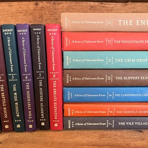 A Series of Unfortunate Events by Lemony Snicket Complete Set - Etsy