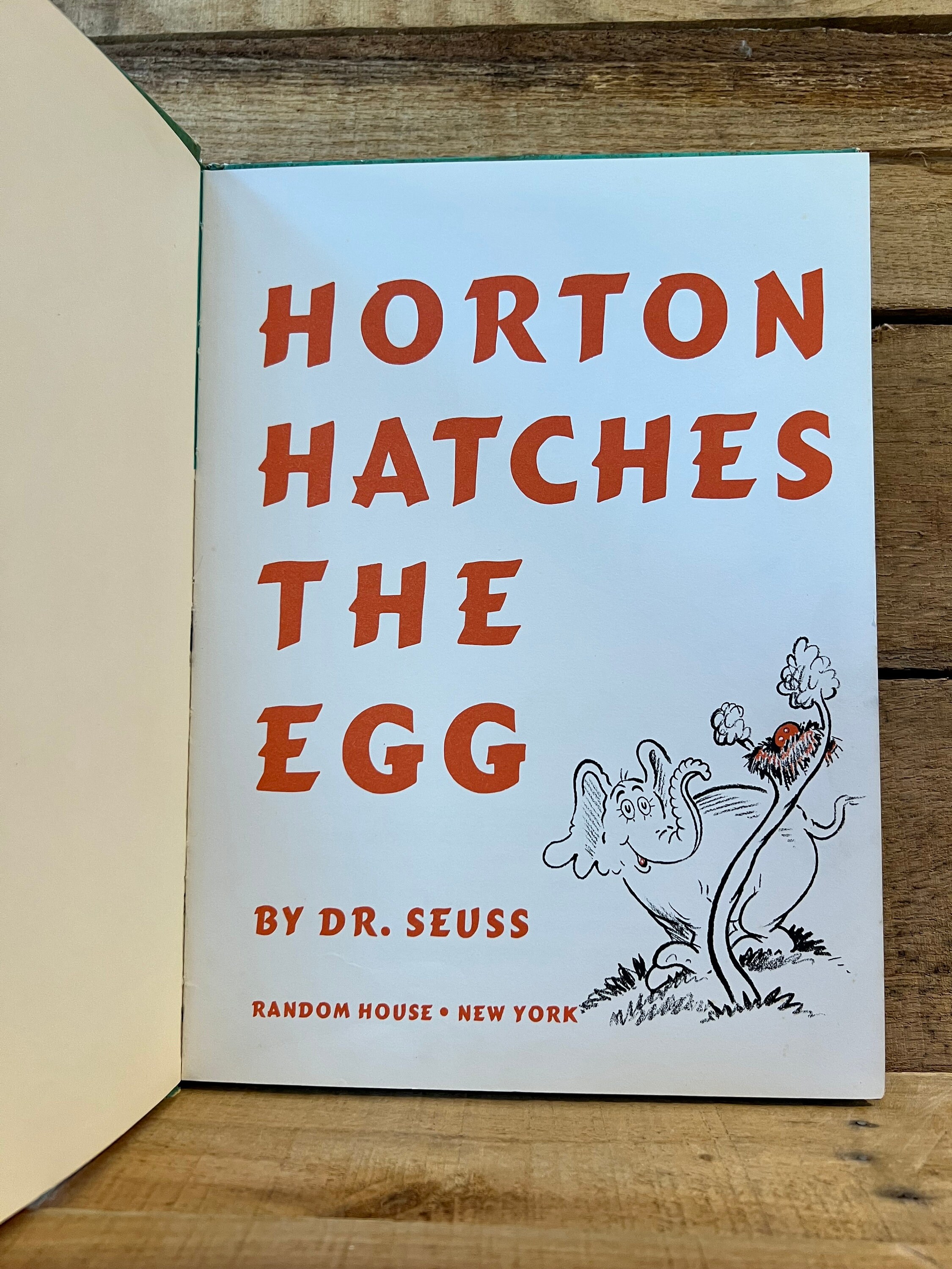 Horton Hatches the Egg: Dr. Seuss 1968 - Etsy