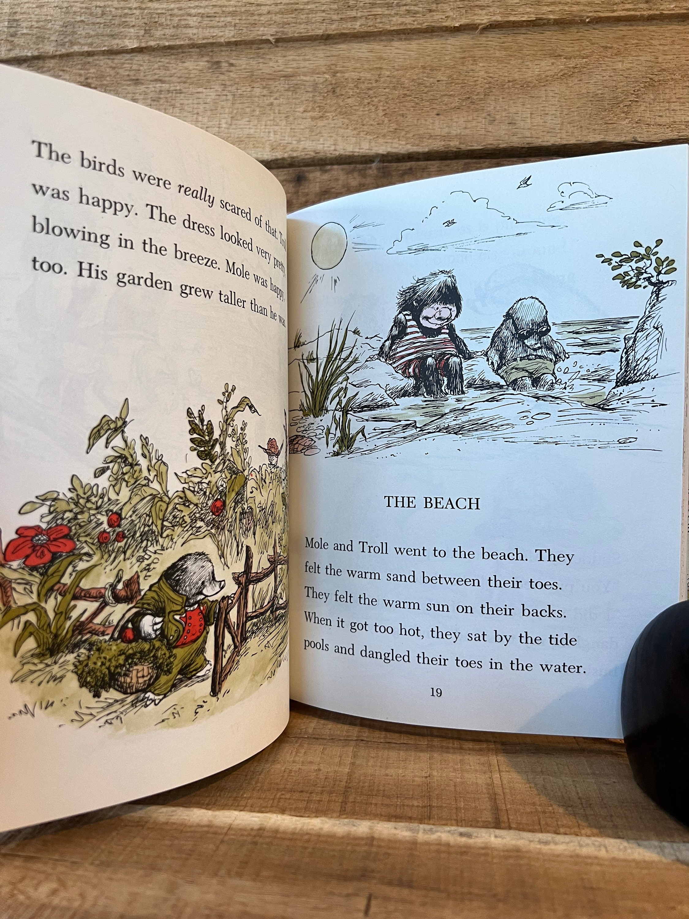 The Adventures of Mole and Troll Tony Johnston: A See and Read - Etsy