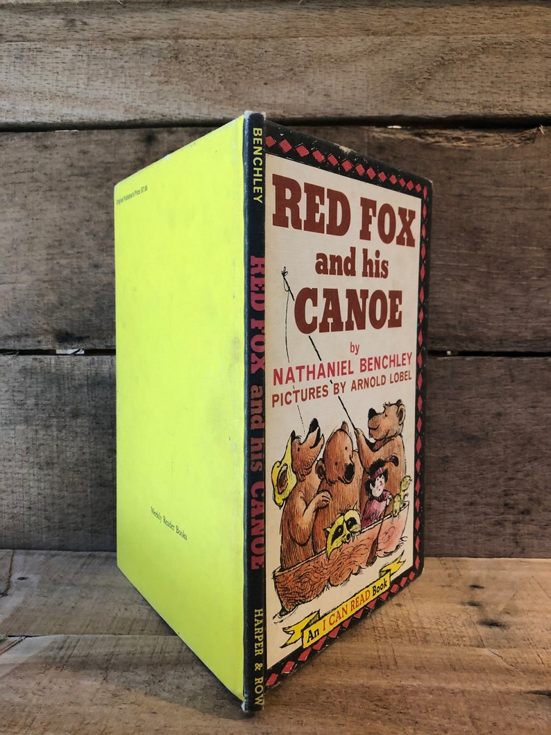 Red Fox and His Canoe Illustrated by Arnold Lobel: an I Can - Etsy