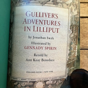 Gulliver's Adventures in Lilliput by Jonathan Swift, Illustrated by ...