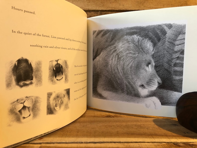 The Lion and the Mouse an Aesop Fable Illustrated by Ian | Etsy