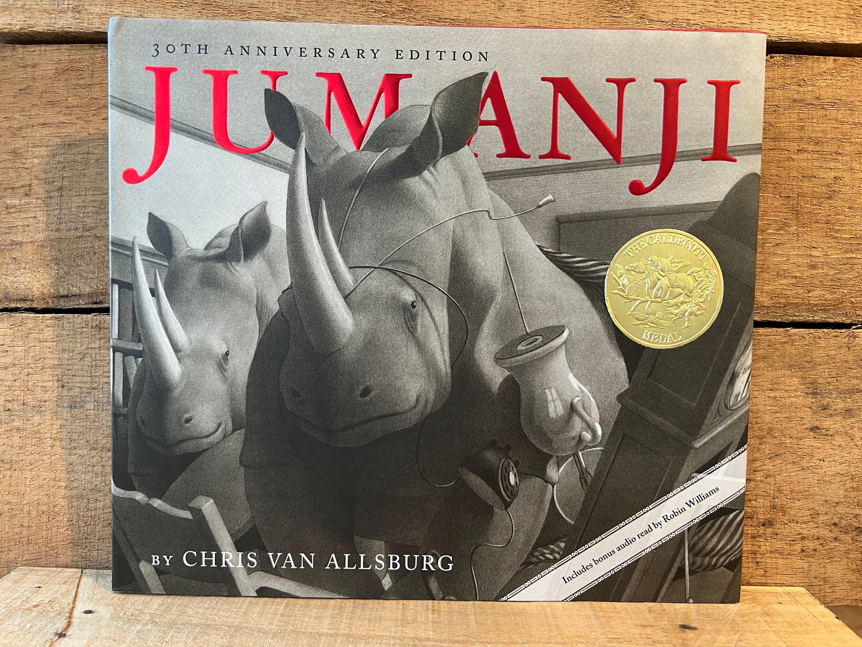 Jumanji Book SIGNED, Jumanji, Chris Van Allsburg, 30th Anniversary