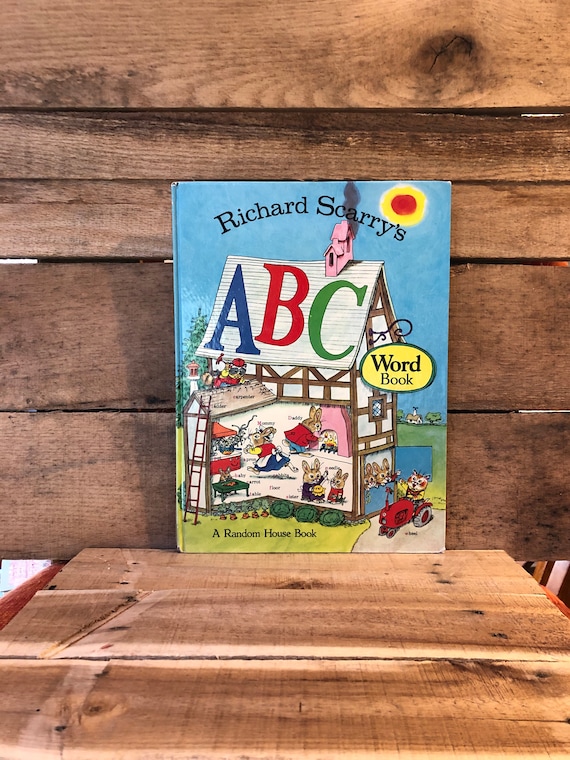 Richard Scarry's ABC Word Book: 1971 | Etsy