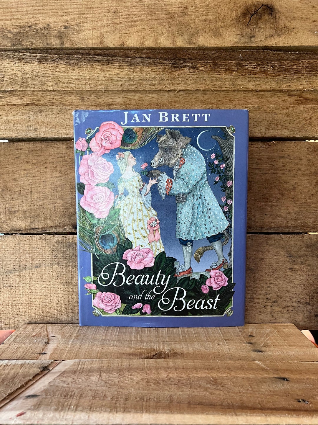 Beauty and the Beast Illustrated by Jan Brett: With Dust Jacket 2011 - Etsy