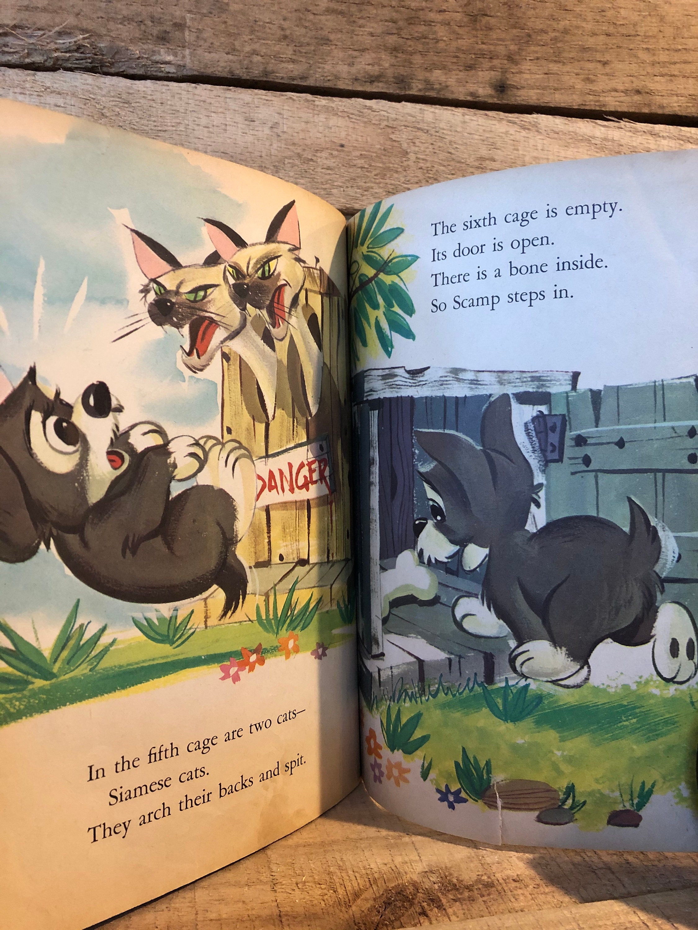 Walt Disney's Scamp's Adventures: A Little Golden Book - Etsy