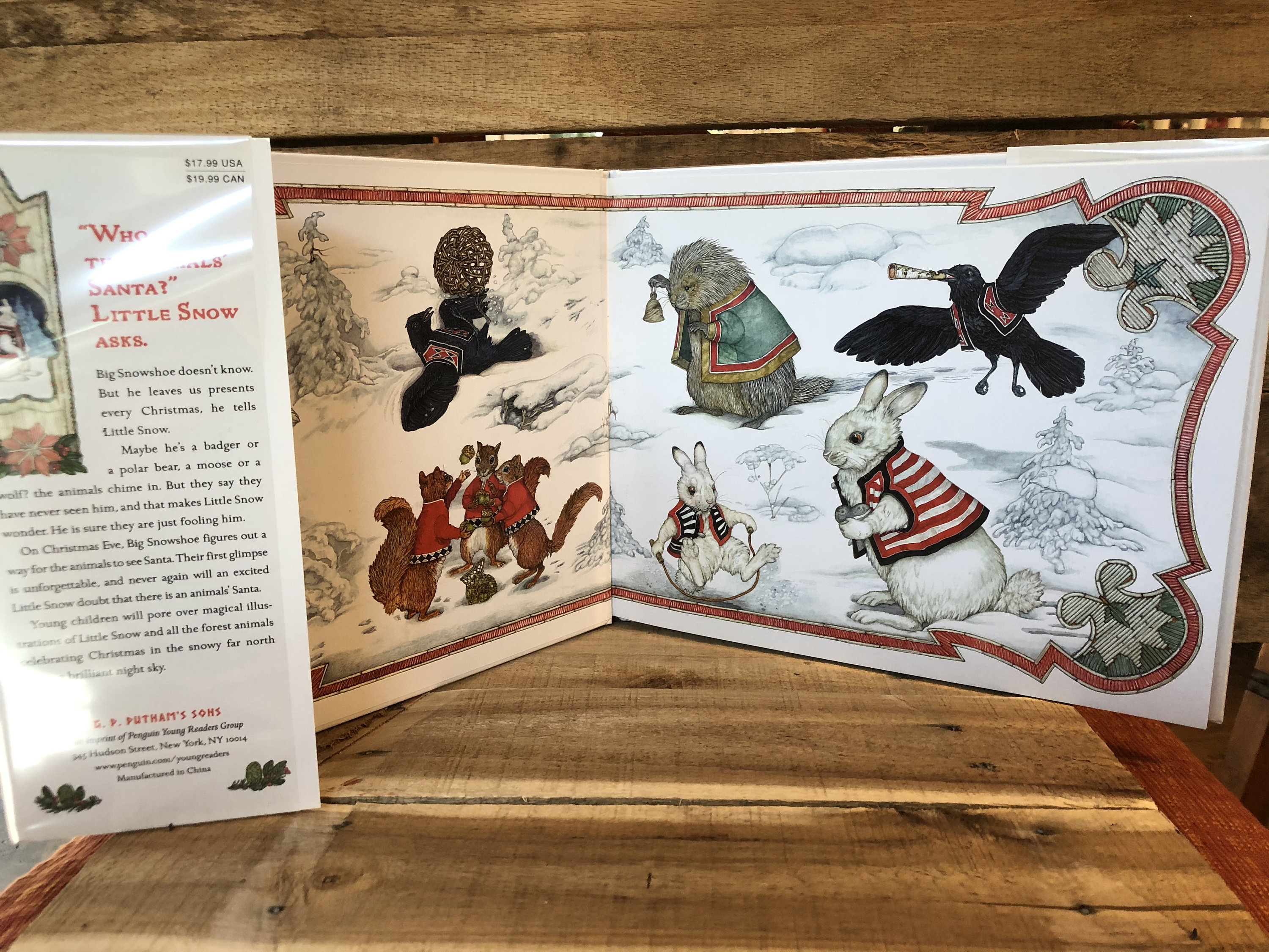 Jan Brett The Animal's Santa: with Dust Jacket 2014 | Etsy