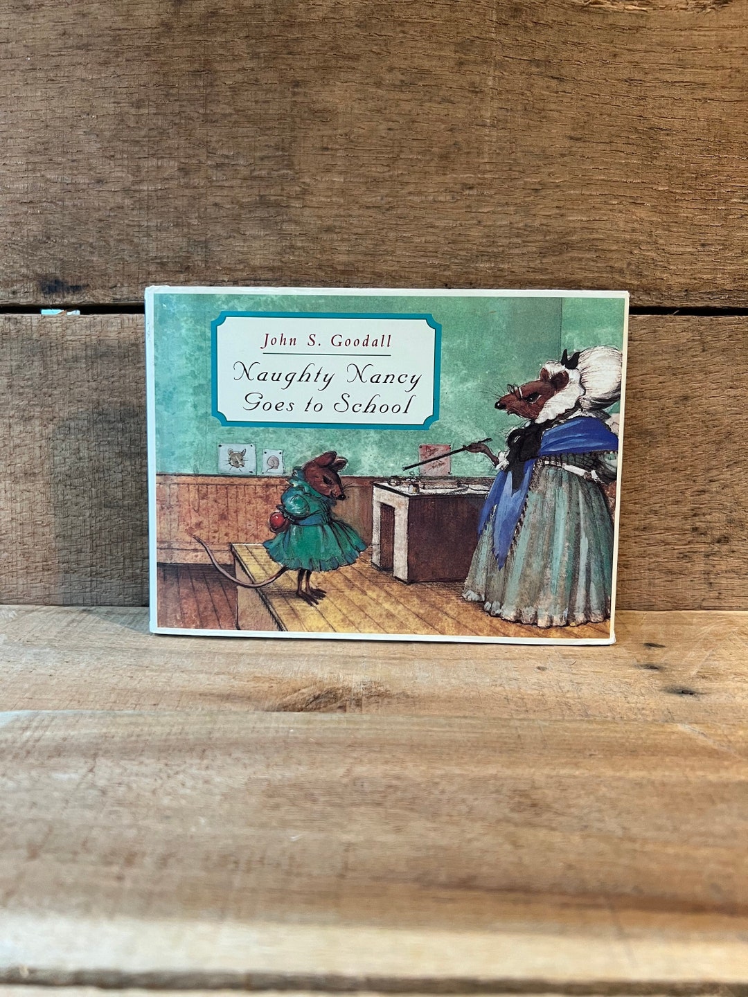 Naughty Nancy Goes to School by John Goodall: With Dust Jacket - Etsy