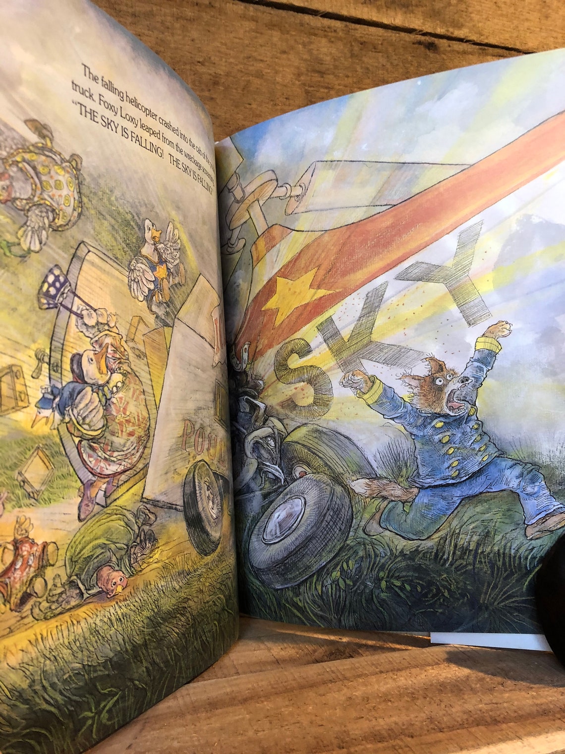 Chicken Little Retold and Illustrated by Steven Kellogg: With - Etsy