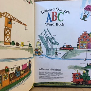 Richard Scarry's ABC Word Book: 1971 - Etsy.de