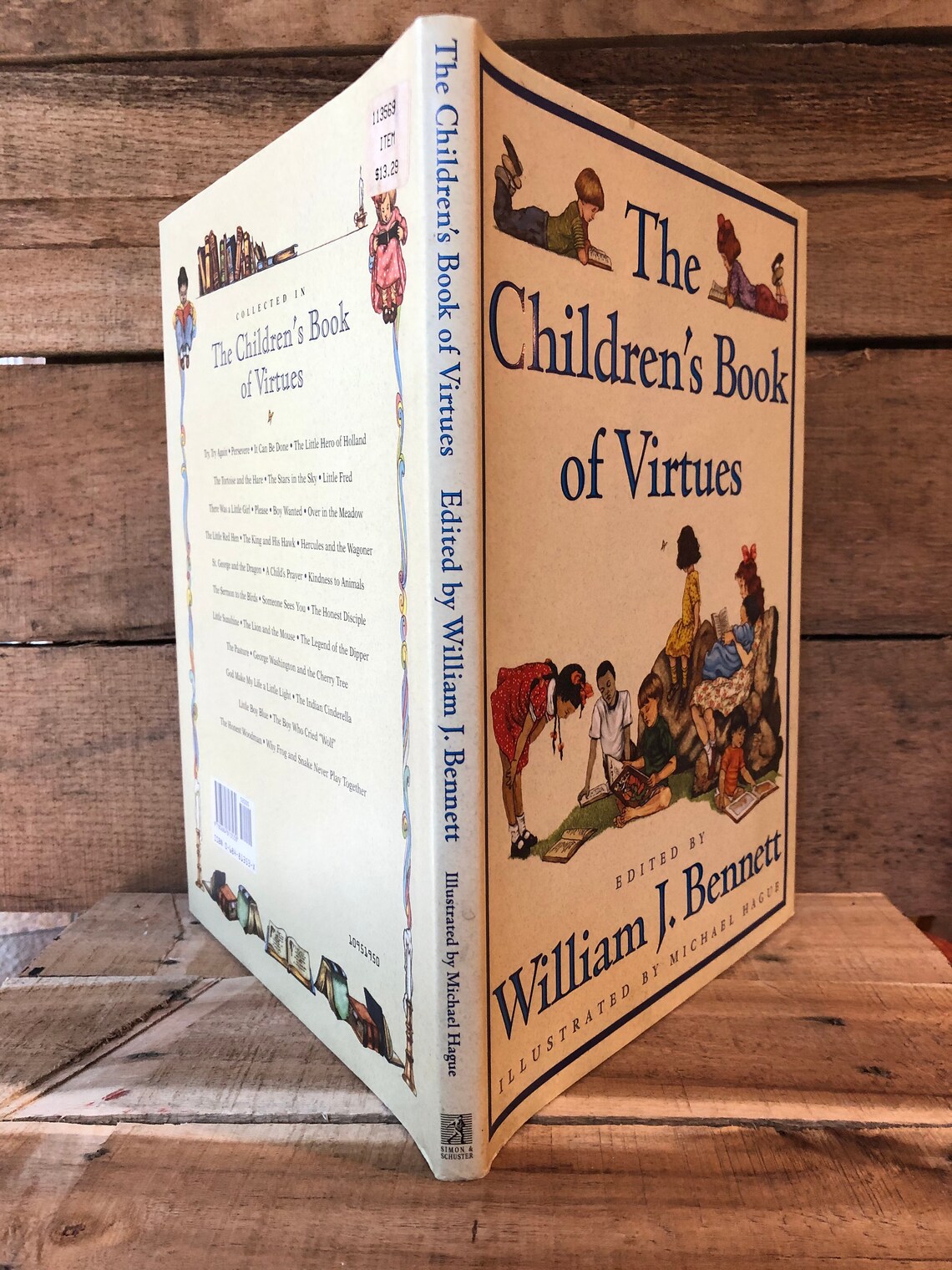 The Children's Book of Virtues Edited by William J. - Etsy