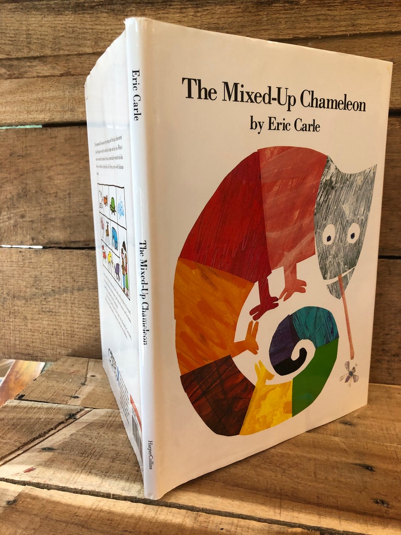 The Mixed-up Chameleon by Eric Carle: With Dust Jacket - Etsy