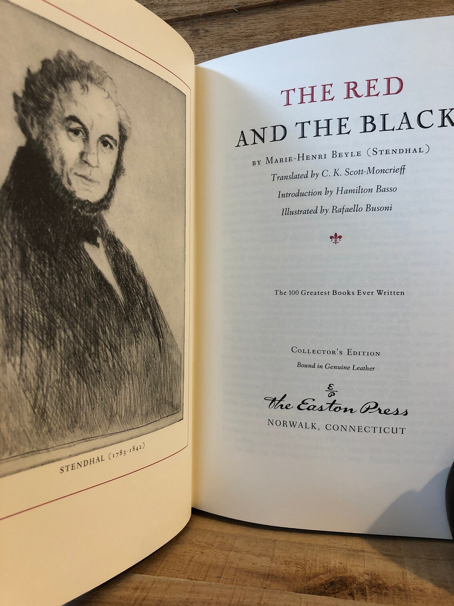 The Red and the Black by Stendhal: The Easton Press | Etsy