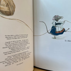 The Mouse Bride, Retold and Illustrated by Linda Allen: With Dust ...