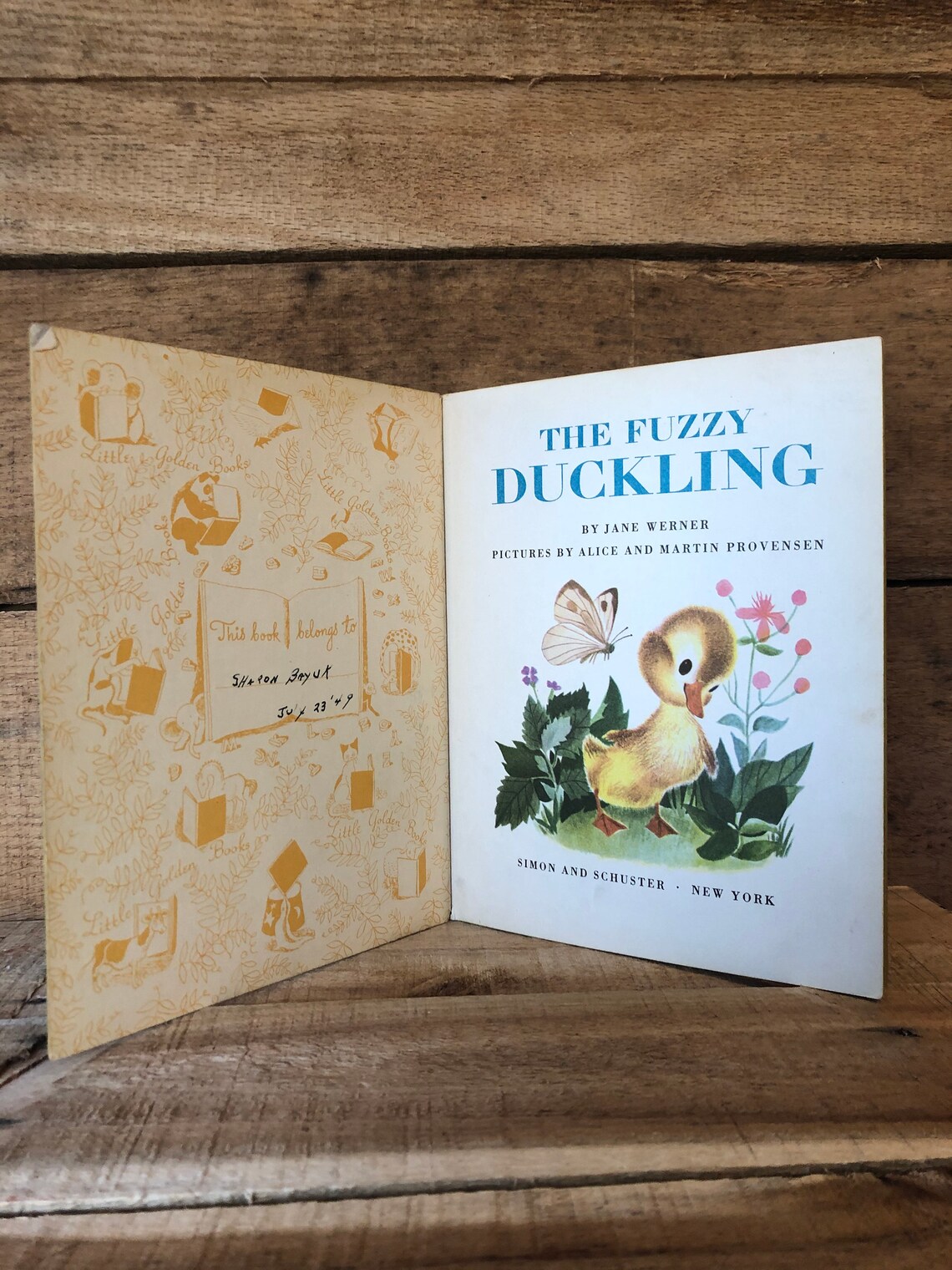 The Fuzzy Duckling: A Little Golden Book First Edition 1949 | Etsy
