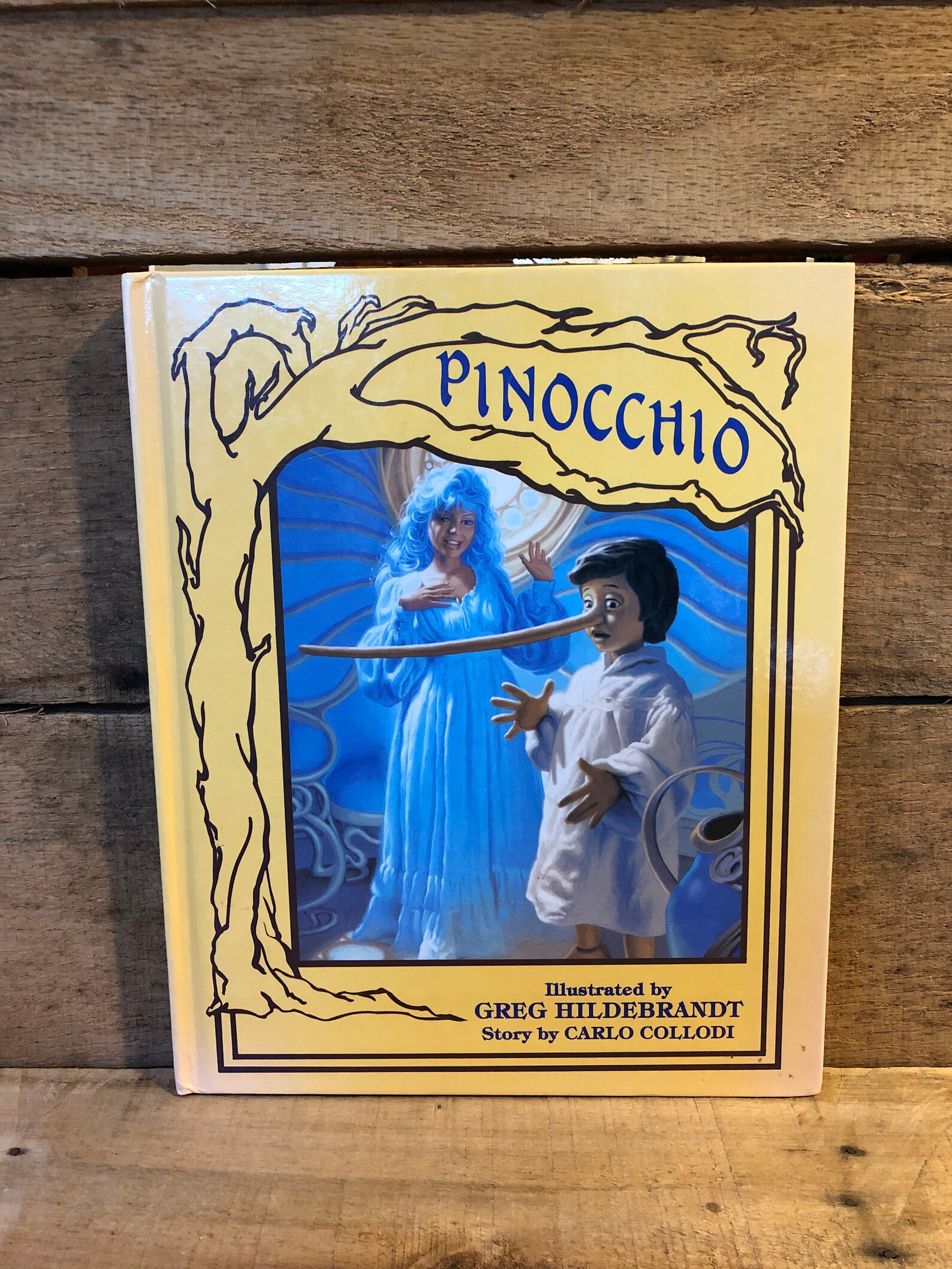 Pinocchio by Carlo Collodi, Illustrated by Greg Hildebrandt: 1986 - Etsy