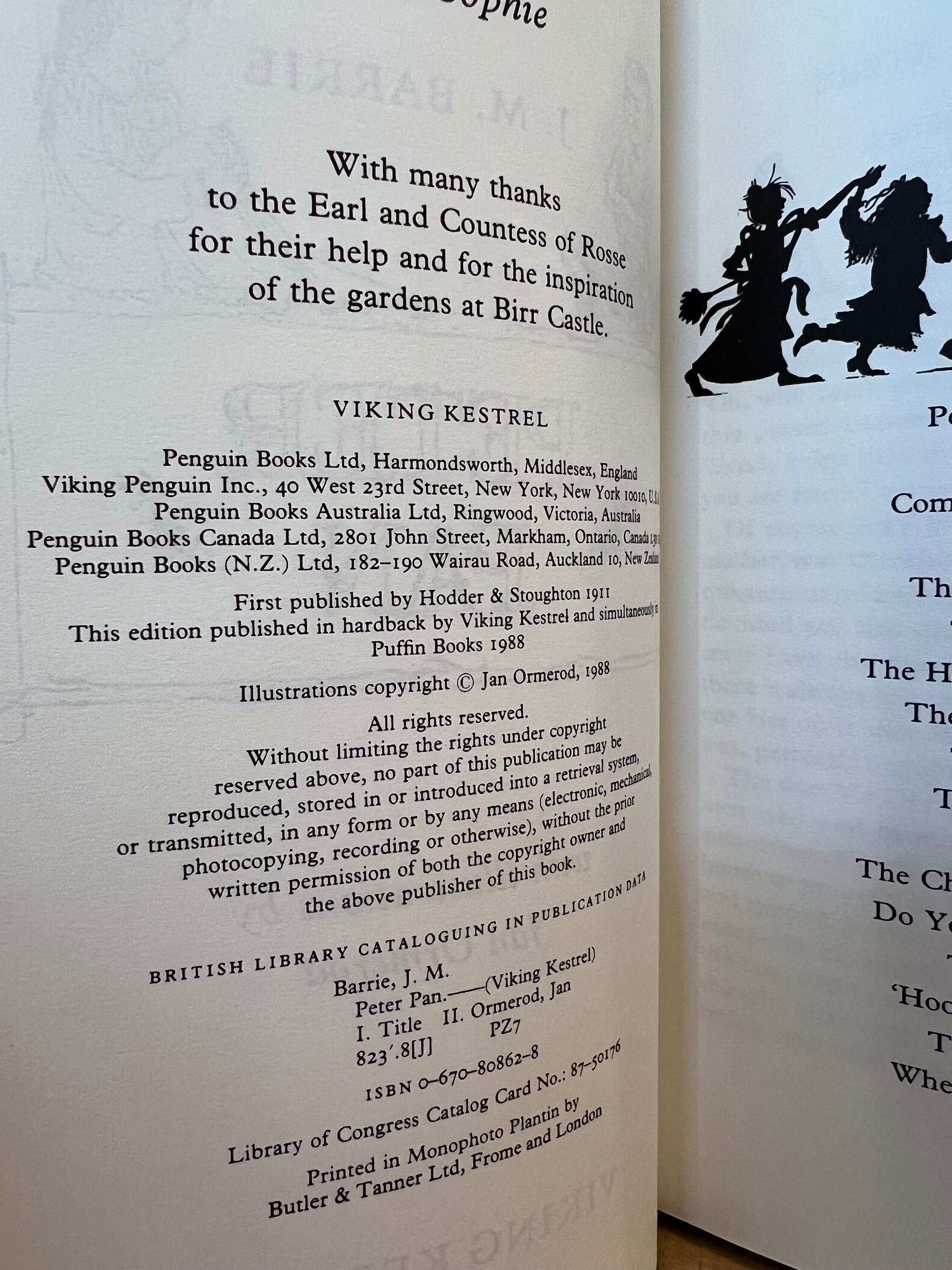 Peter Pan by J. M. Barrie Illustrated by Jan Omerod: With | Etsy