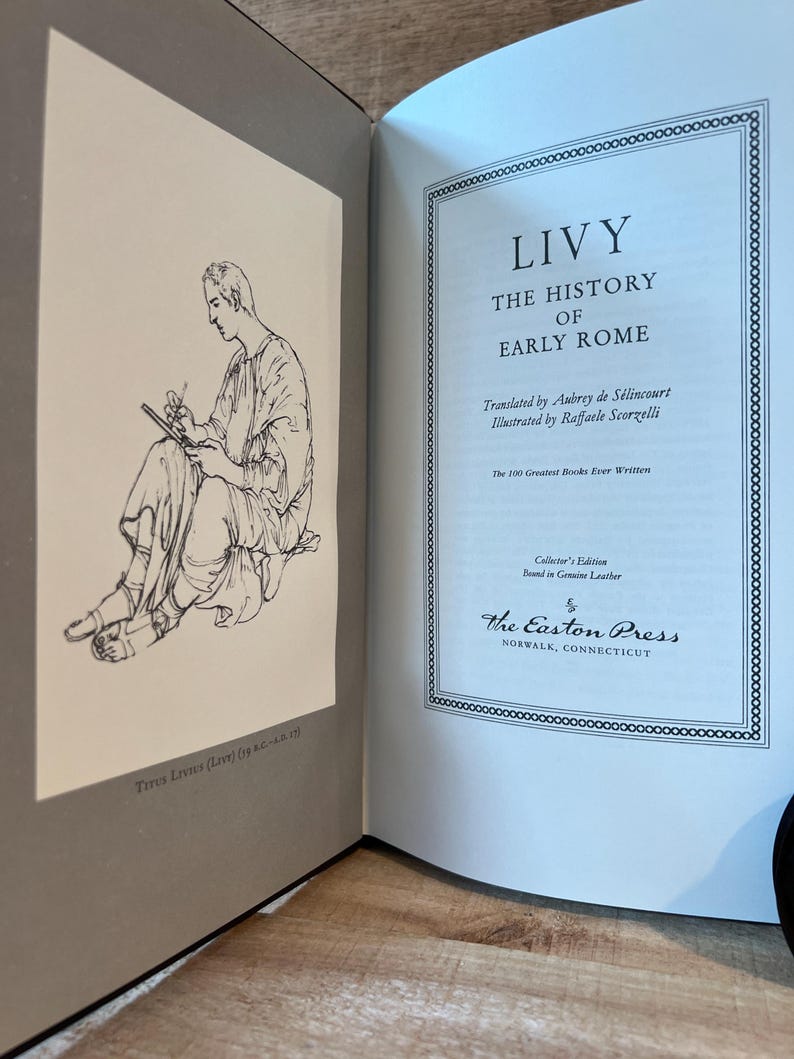 History of Early Rome by Livy: the Easton Press 1978 - Etsy