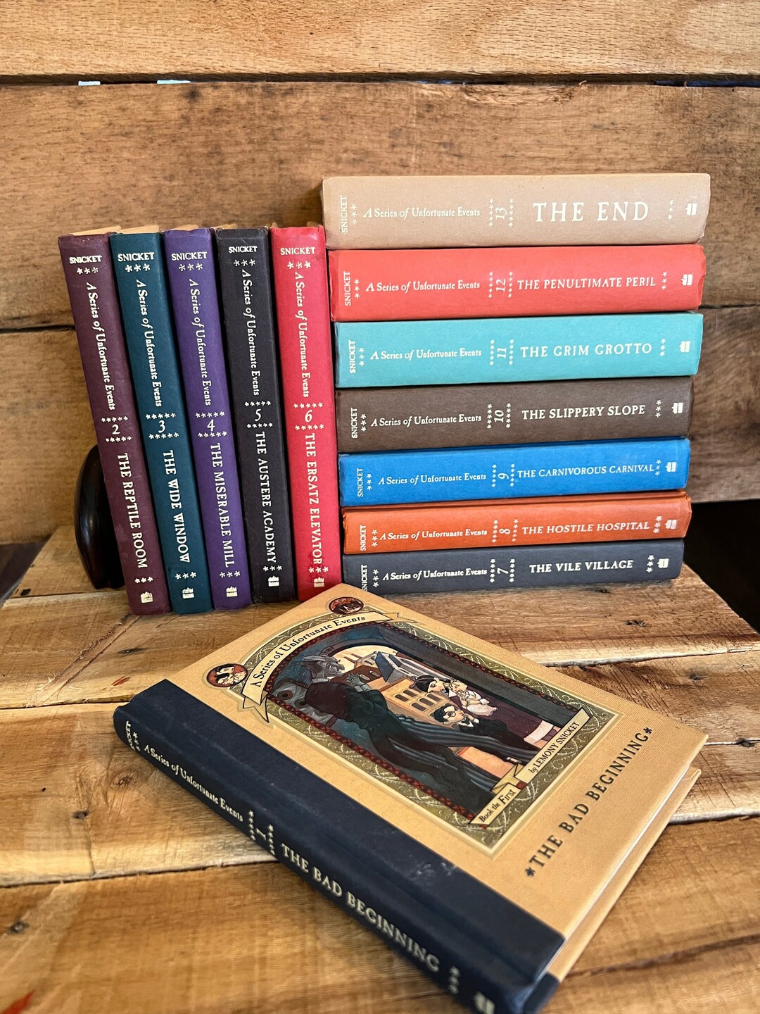 A Series of Unfortunate Events by Lemony Snicket Complete Set - Etsy