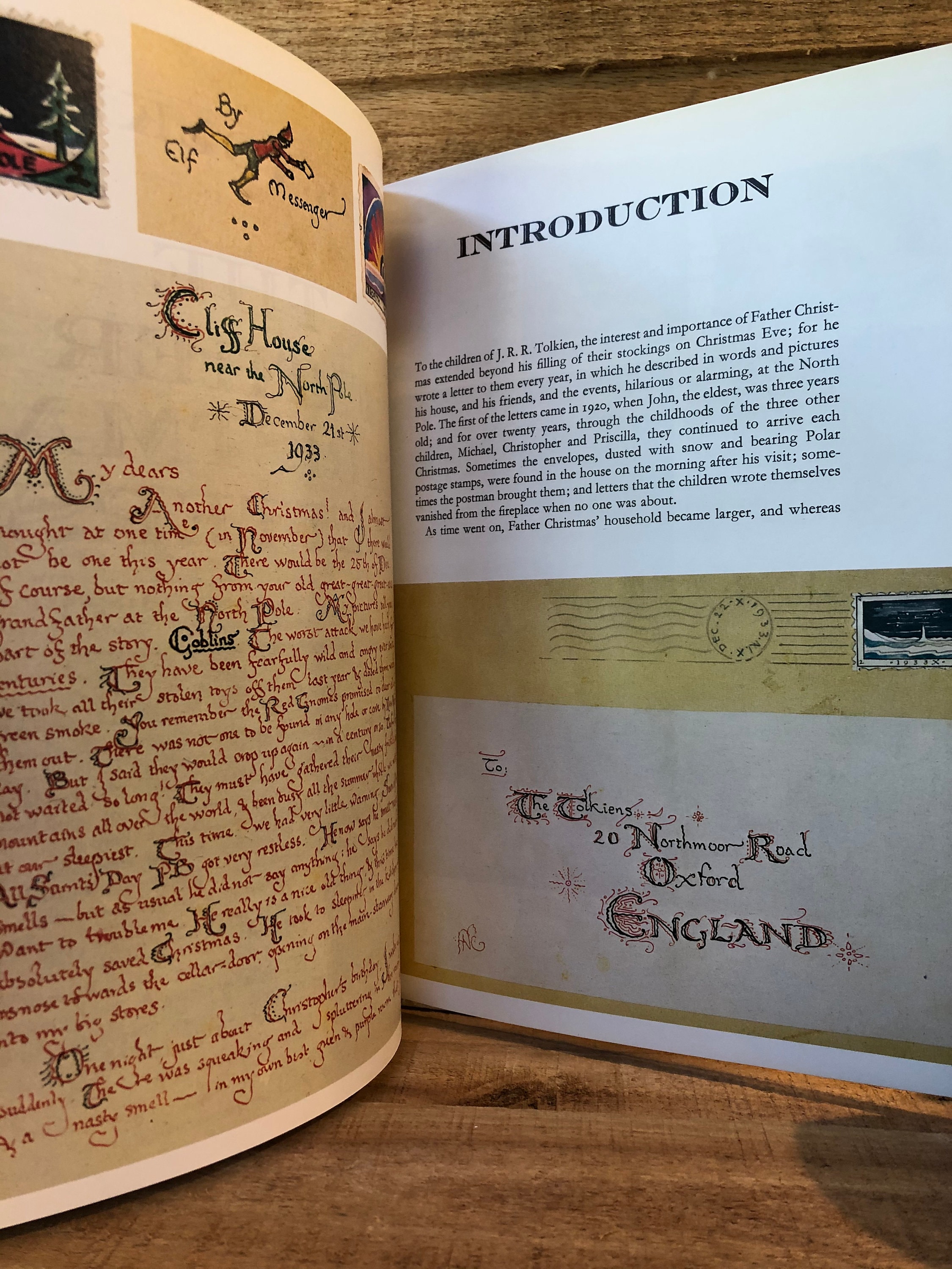 The Father Christmas Letters by J. R. R. Tolkien: With Dust - Etsy UK