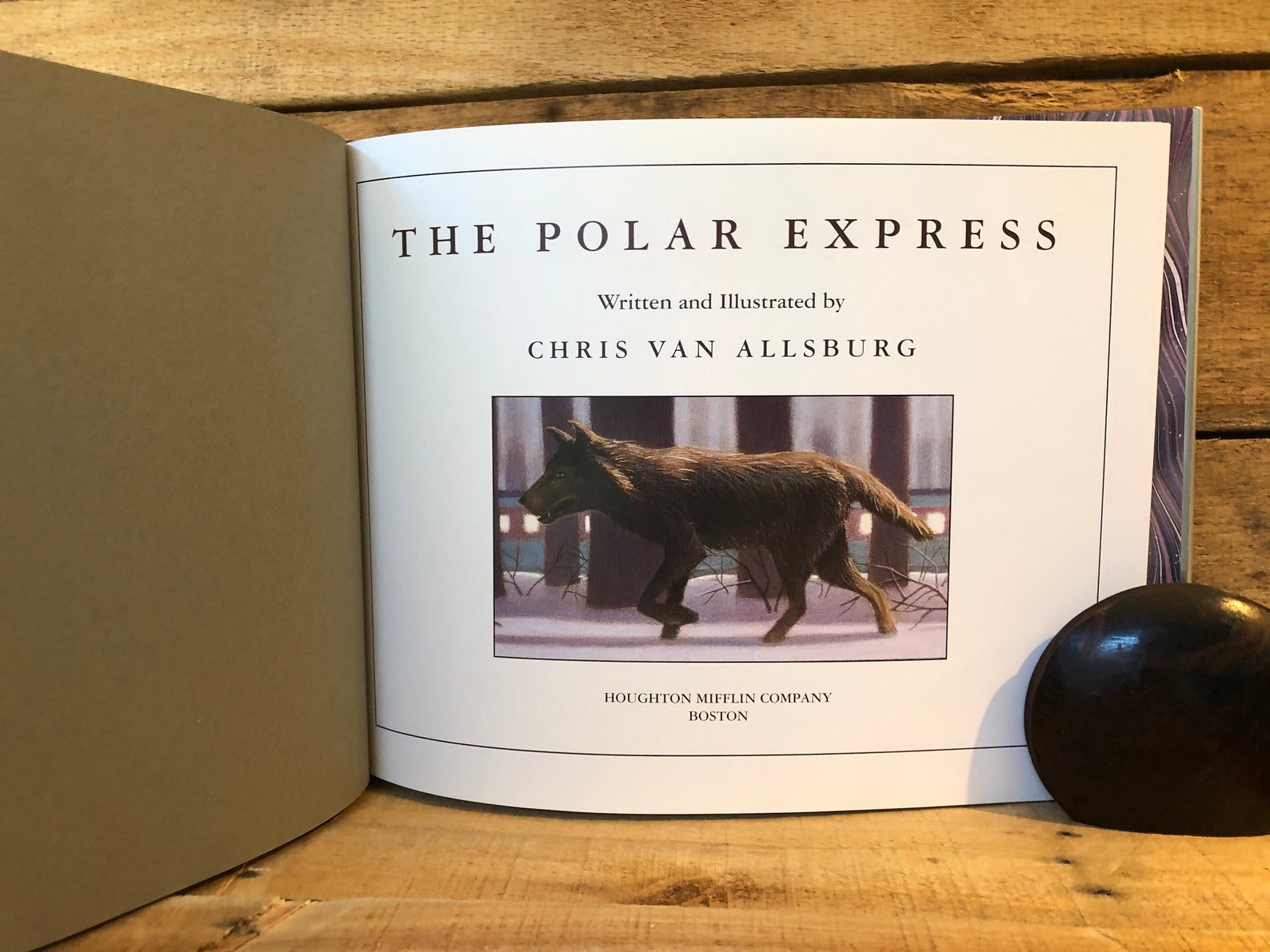 The Polar Express by Chris Van Allsburg: With Dust Jacket - Etsy
