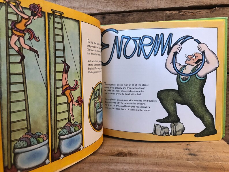 Circus by Jack Prelutsky Illustrated by Arnold Lobel: 1974 - Etsy