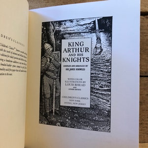 King Arthur and His Knights: Children's Classics 1986 - Etsy